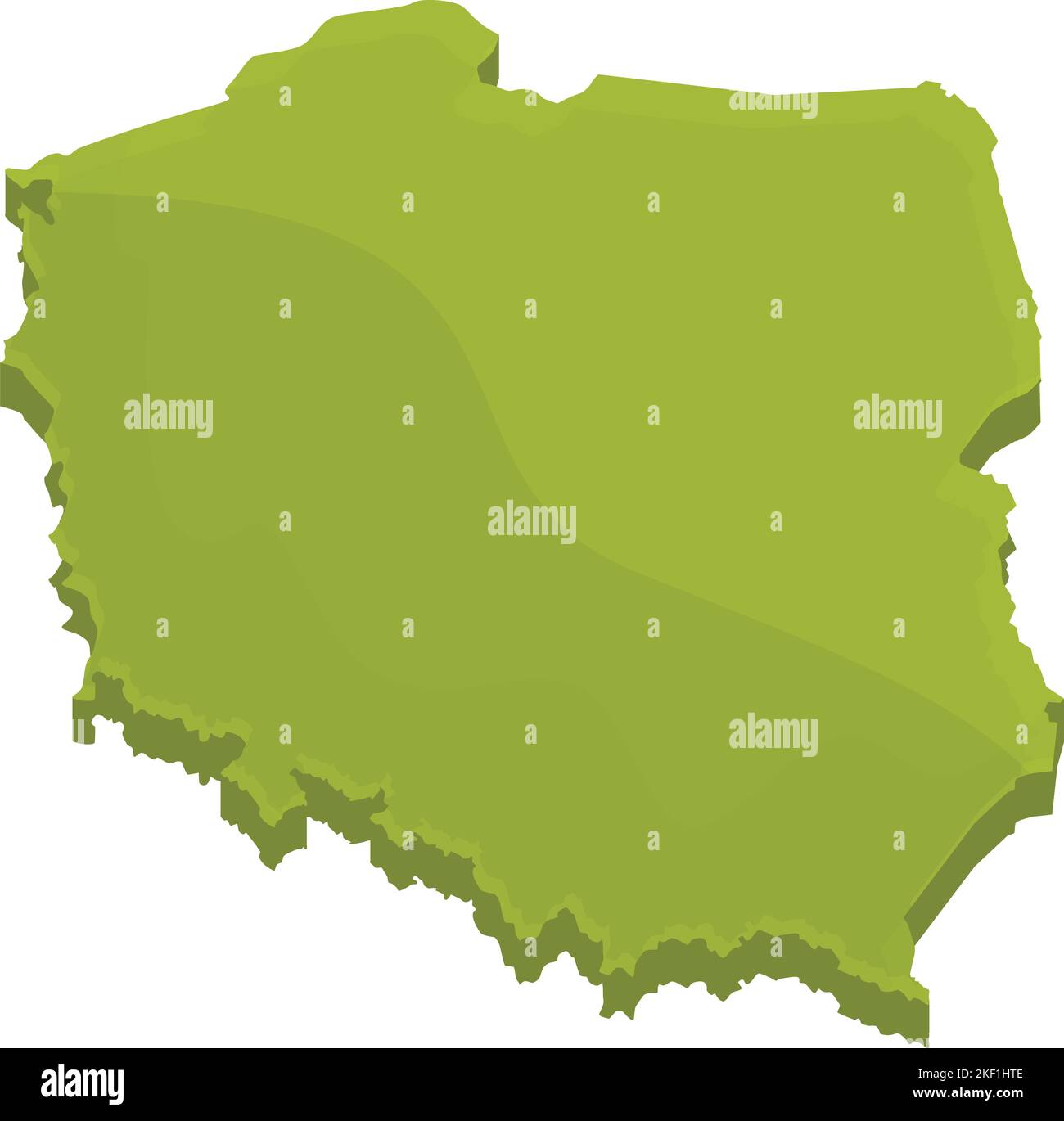 Poland landmark icon cartoon vector. Travel tourism. Art culture Stock ...