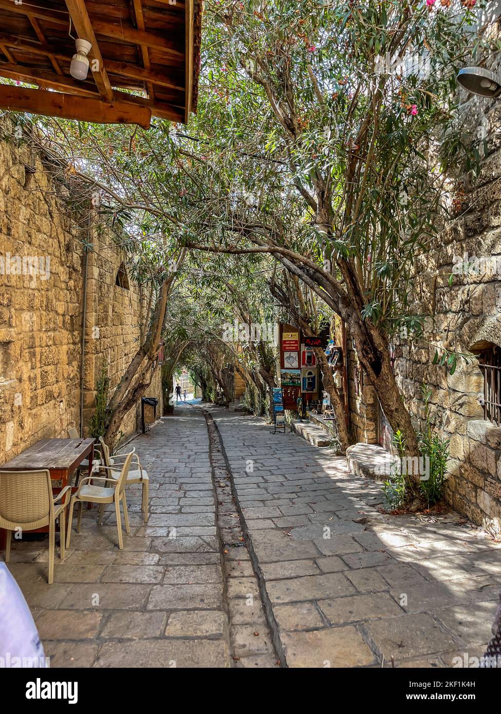 Famous and Historic Mediterranean Coastal Town Byblos, Lebanon ...