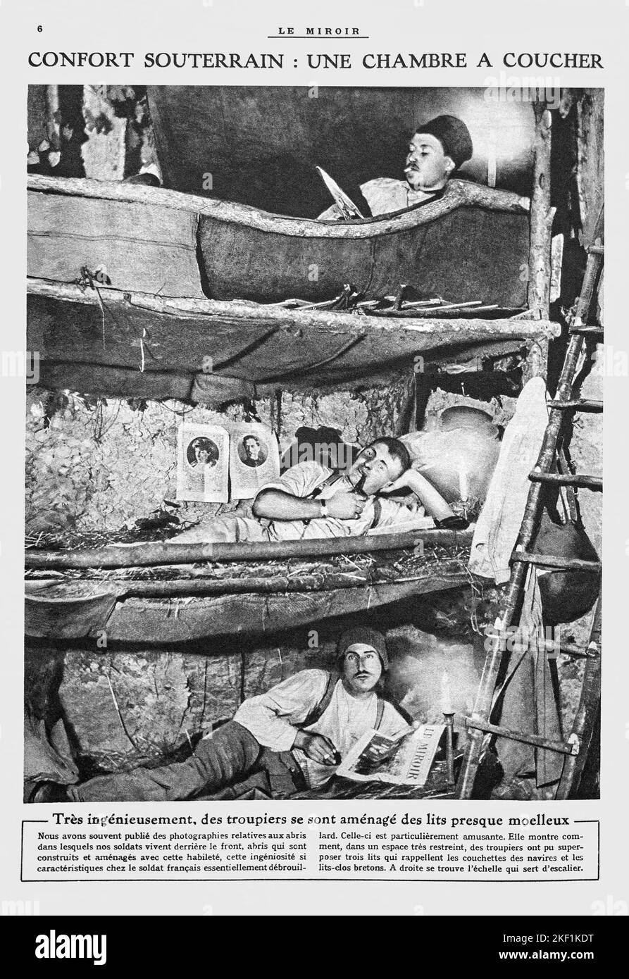 Ww1 trench shelter hi-res stock photography and images - Alamy