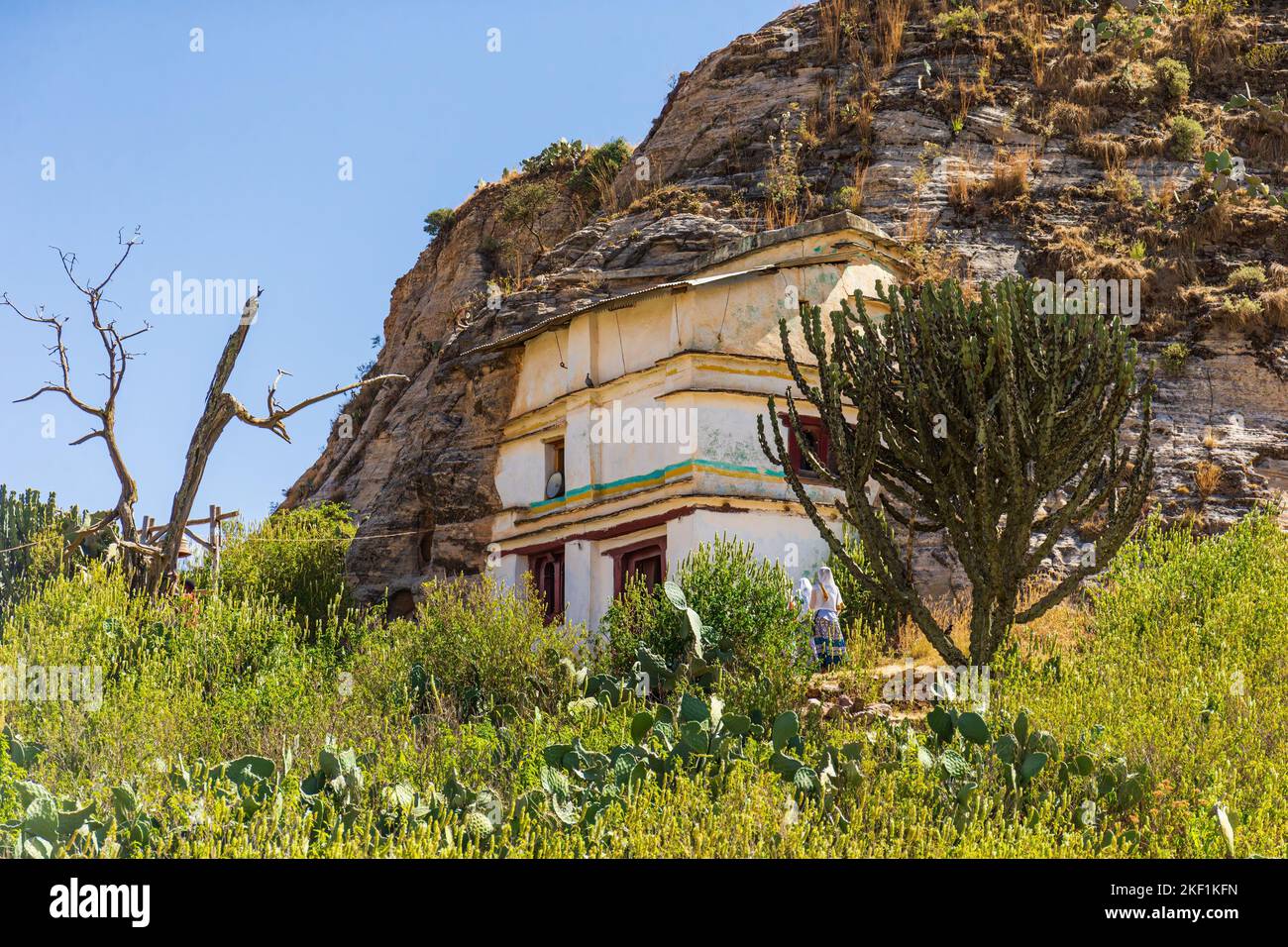 The Maryam Korkor Church in the Gheralta mountains, Ethiopia Stock ...