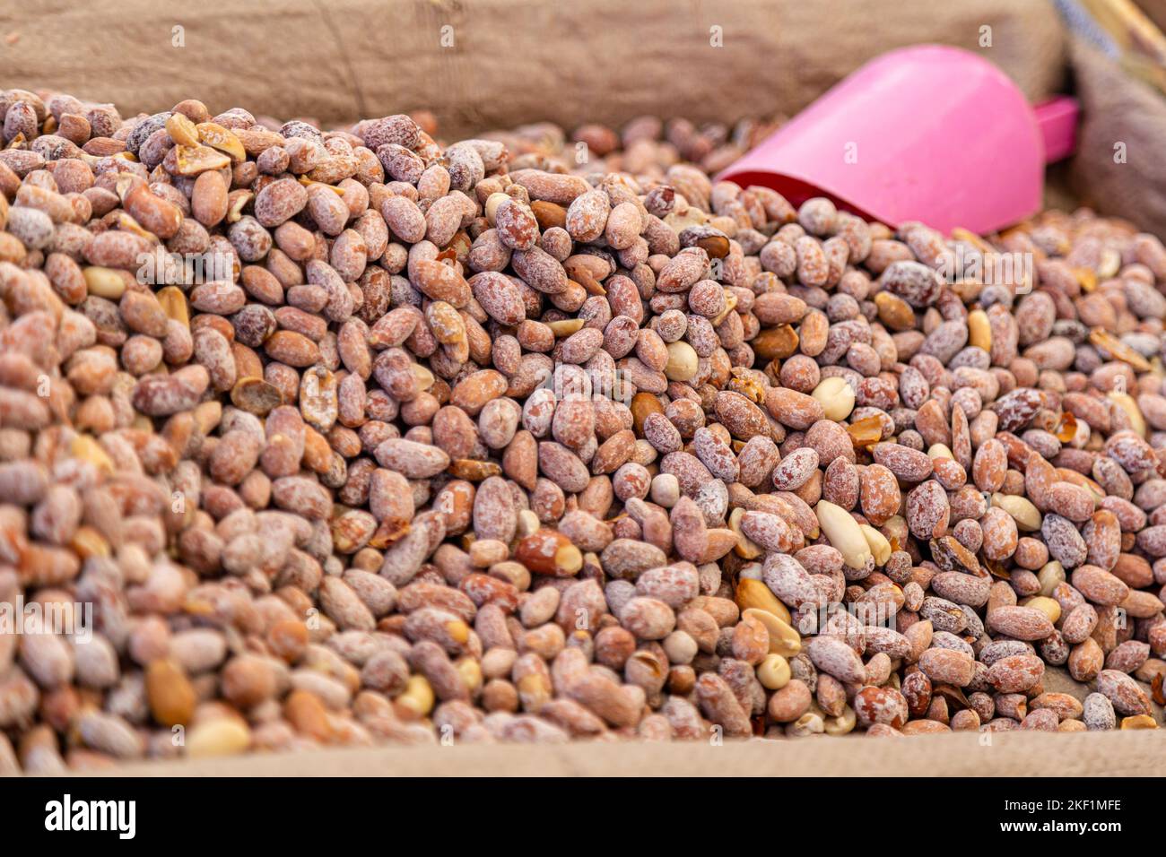 the roasted salted and loose peanut seeds Stock Photo - Alamy