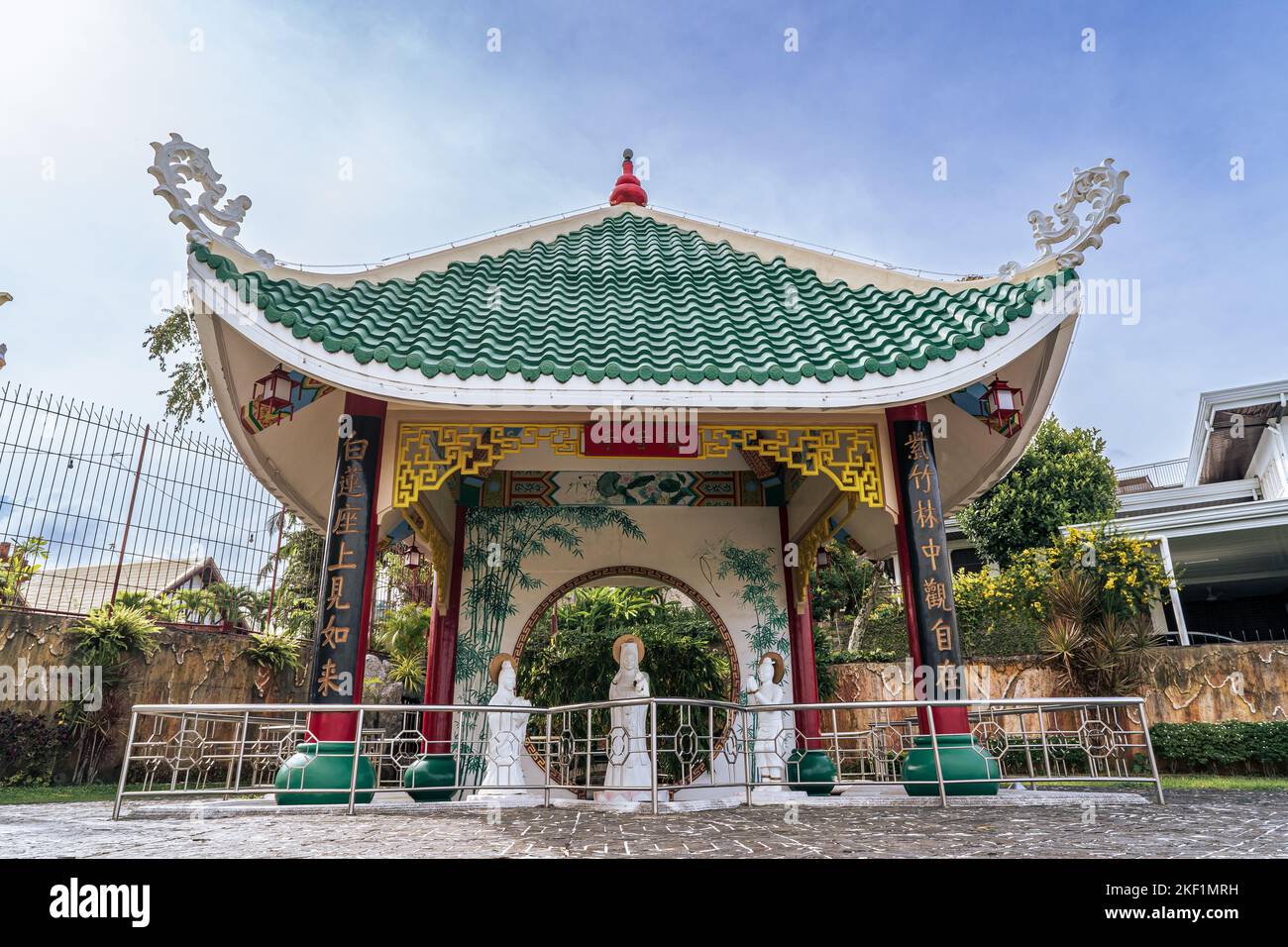 The tourist point of Cebu Taoist Temple. Cebu City, Philippines Stock ...
