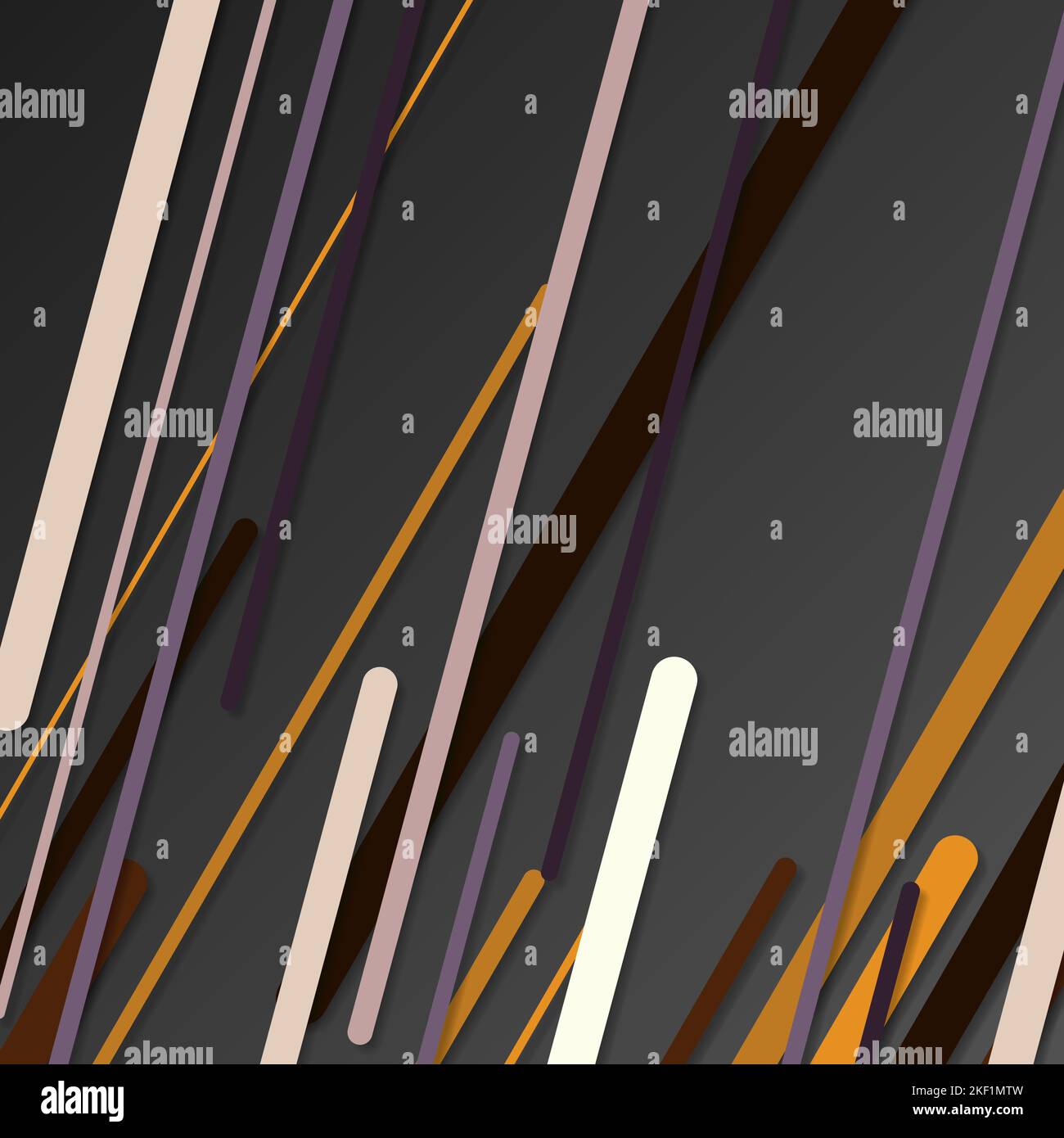 Random Color flowing rounded stripes illustration Stock Vector Image ...