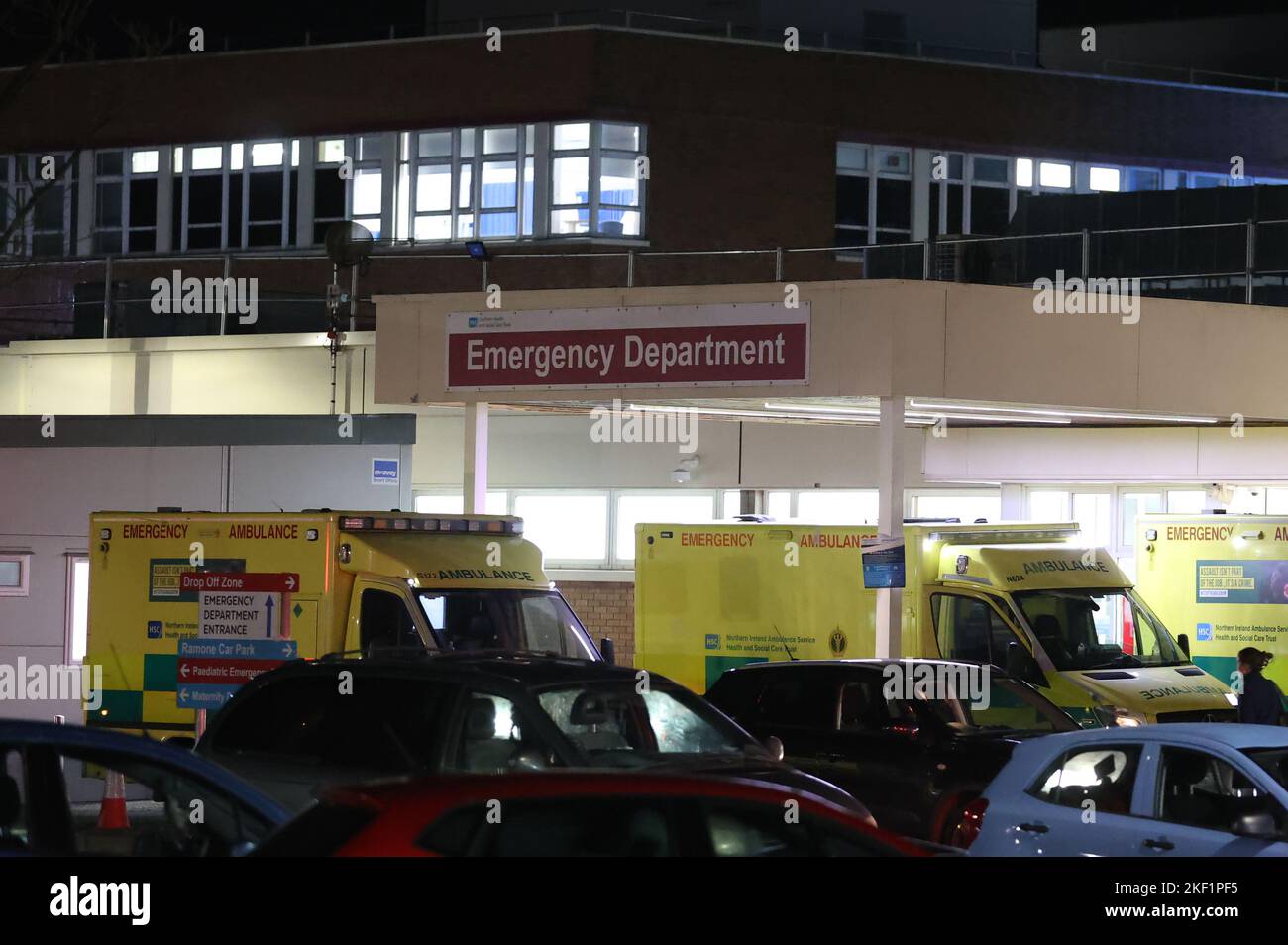 A general view of the Accident and Emergency department at Craigavon ...