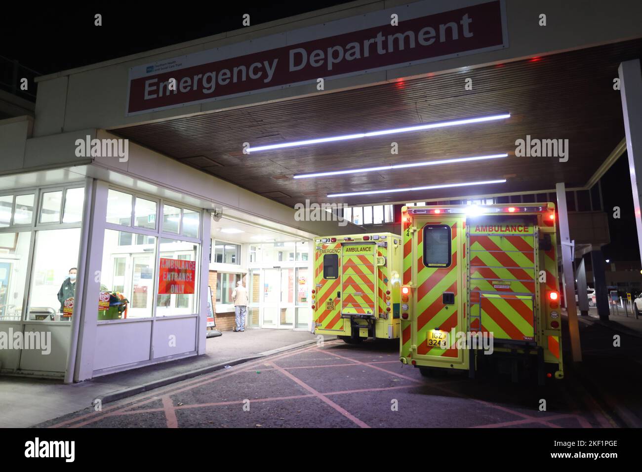 A general view of the Accident and Emergency department at Craigavon ...