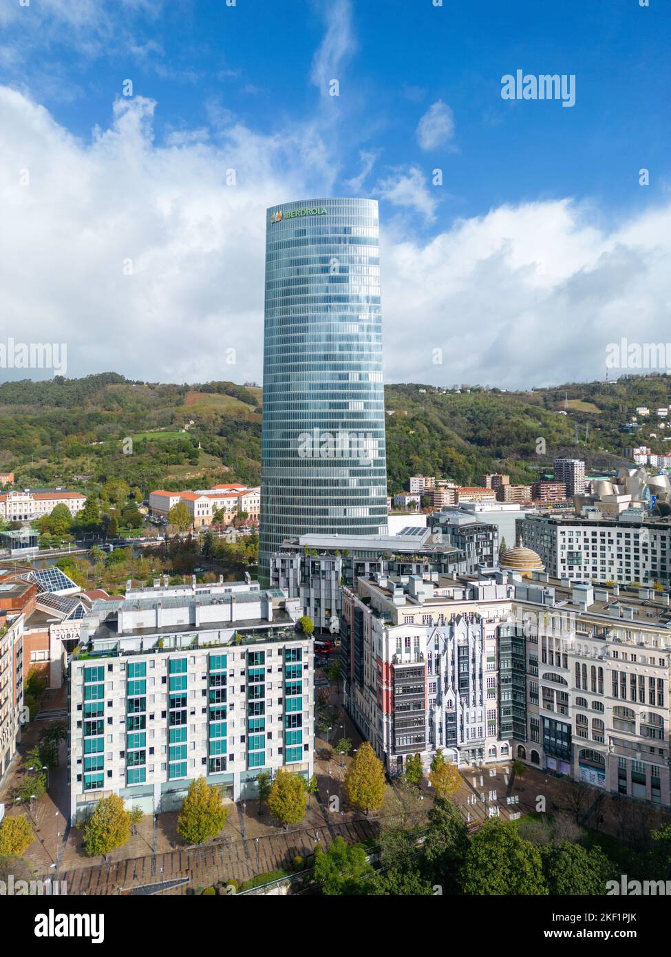 Bilbao iberdrola aerial hi-res stock photography and images - Alamy
