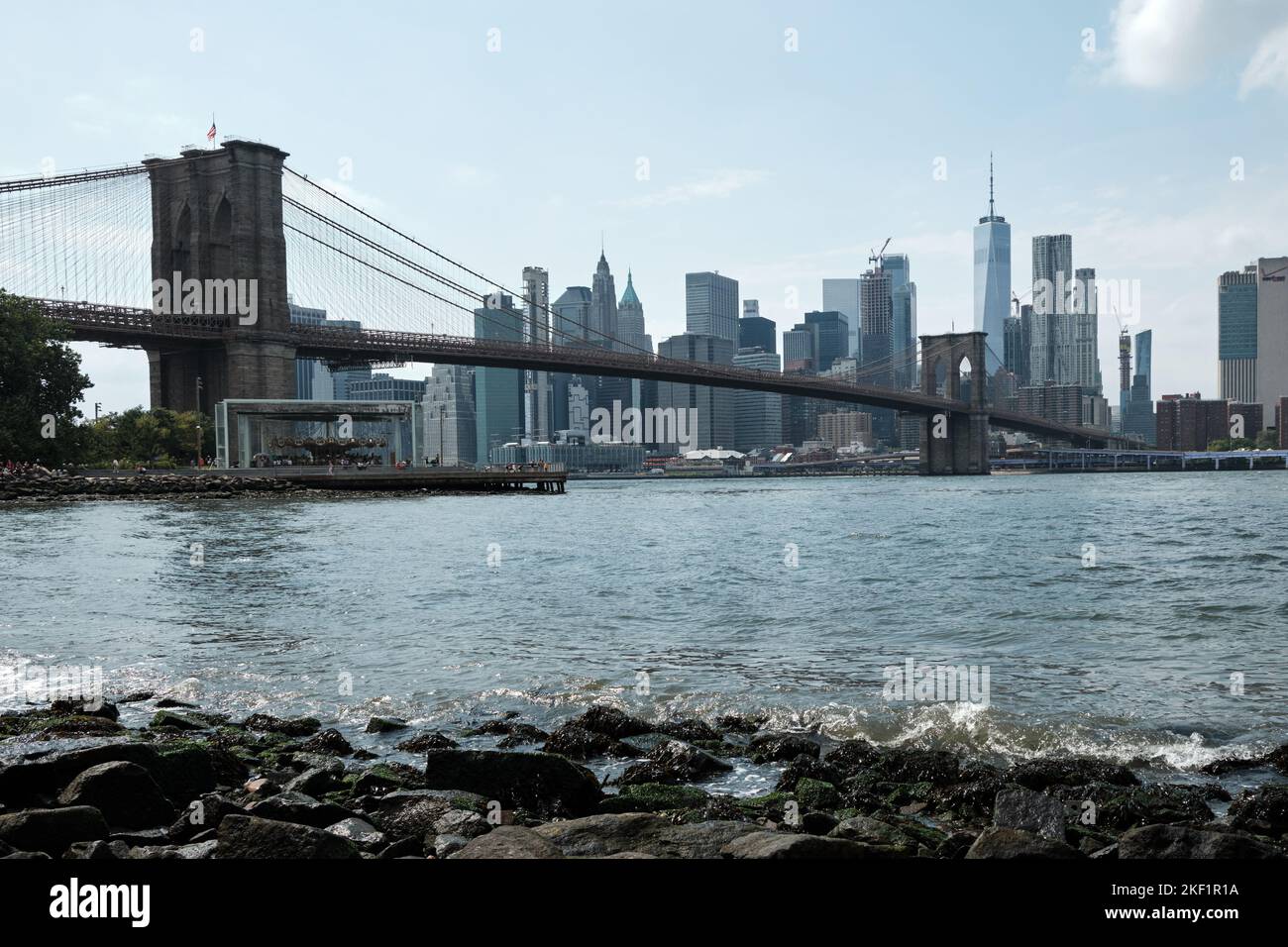 View of the Manhattan sky line Stock Photo - Alamy