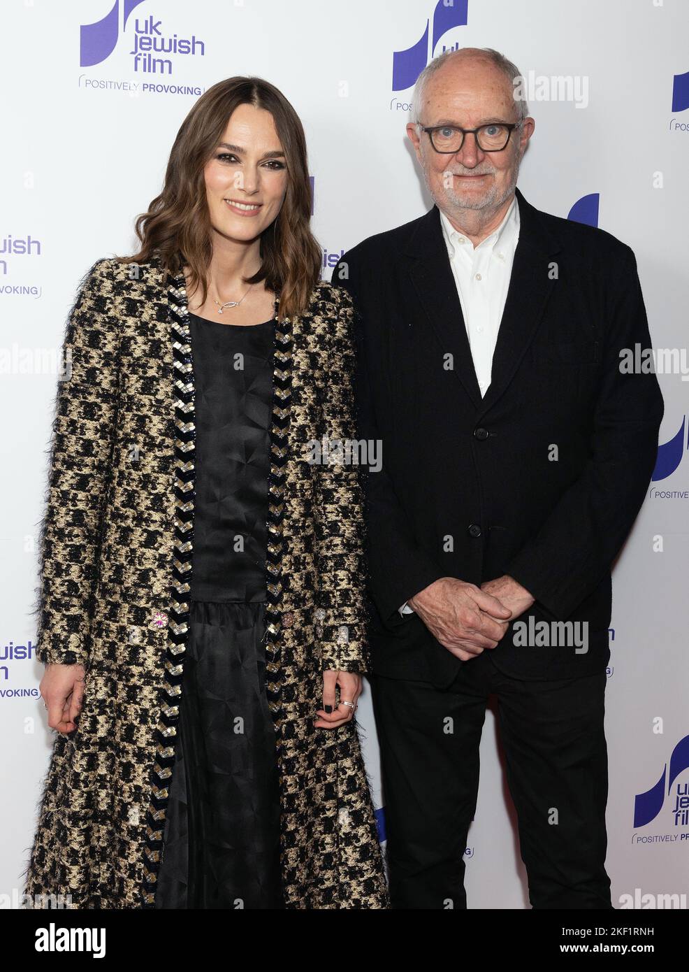 Keira Knightley and Jim Broadbent attending the Jewish Film Festival UK ...