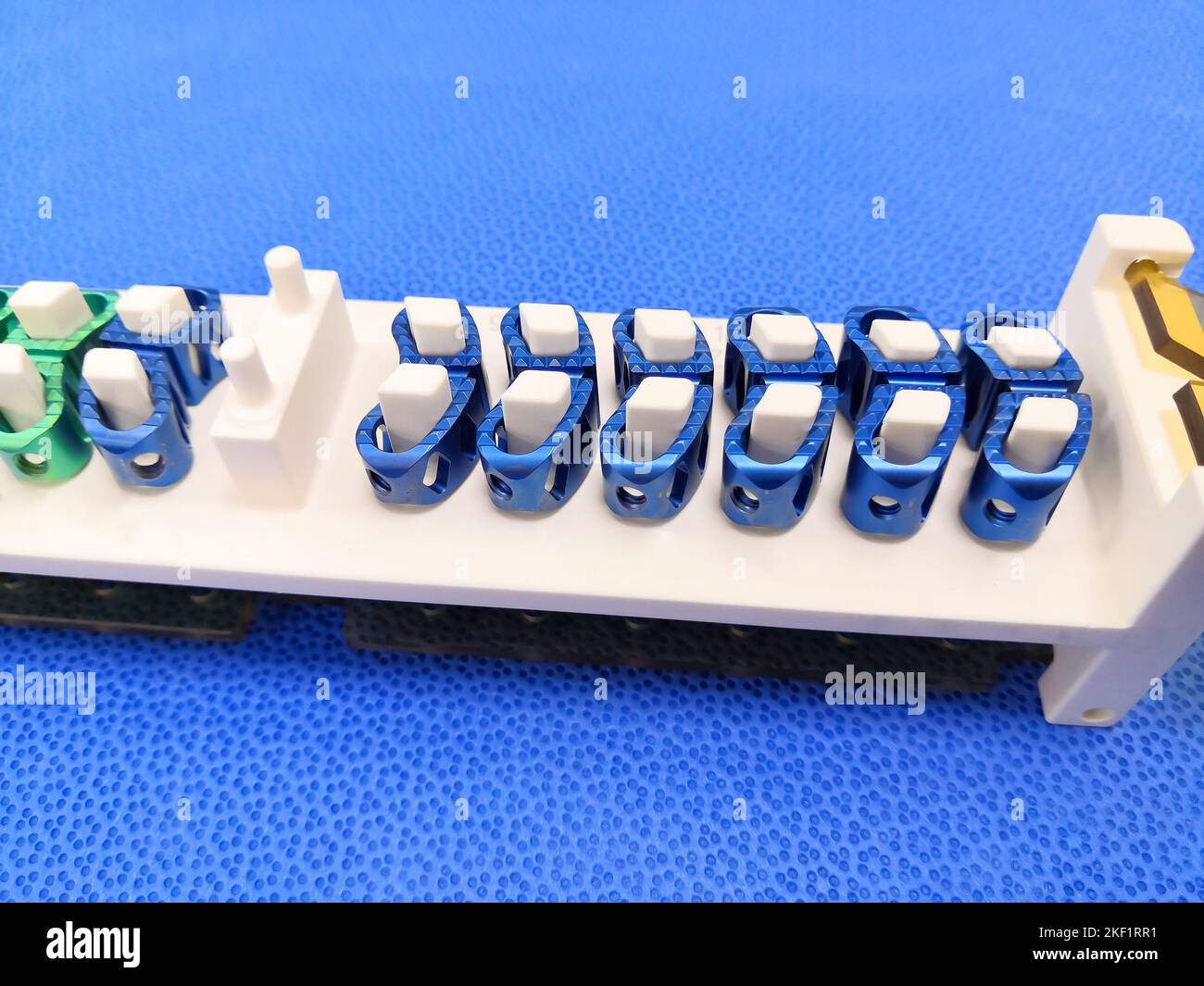 Closeup Image Of Lumbar Spinal Fusion Implant Stock Photo - Alamy