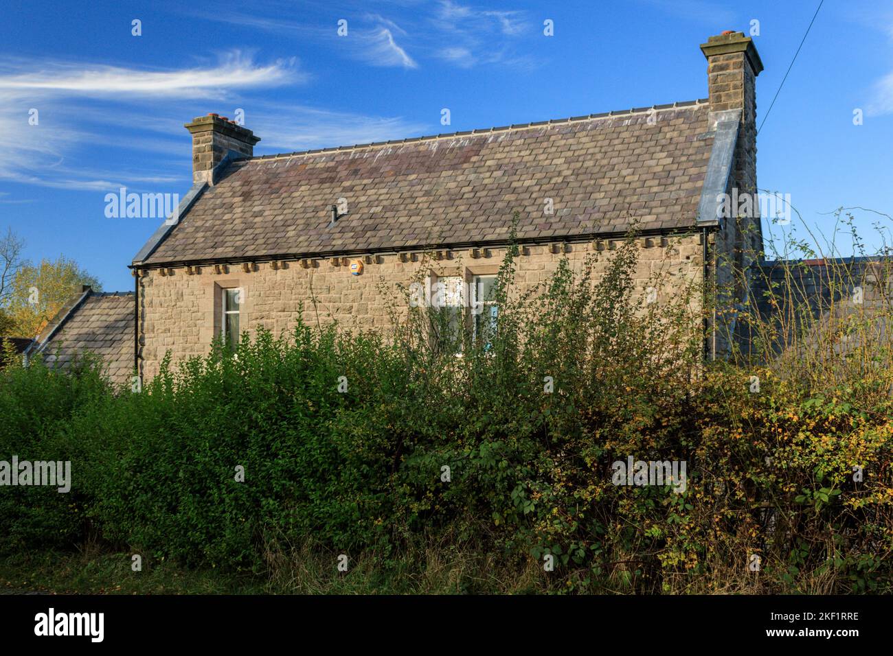 The former Withnell railway station. Abbey Village, Lancashire Stock ...