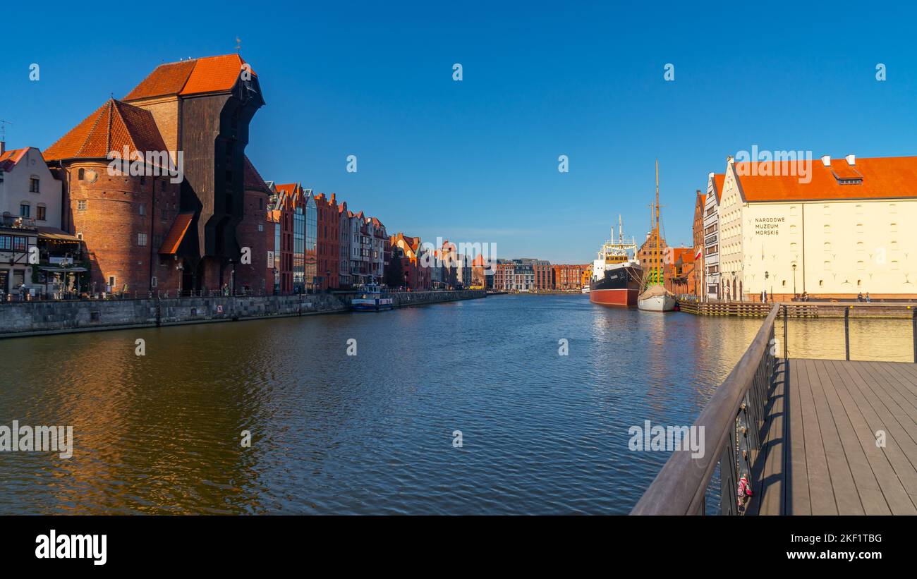 Gdansk, Poland - 11 March, 2022: Beautiful Old town of Gdansk at ...