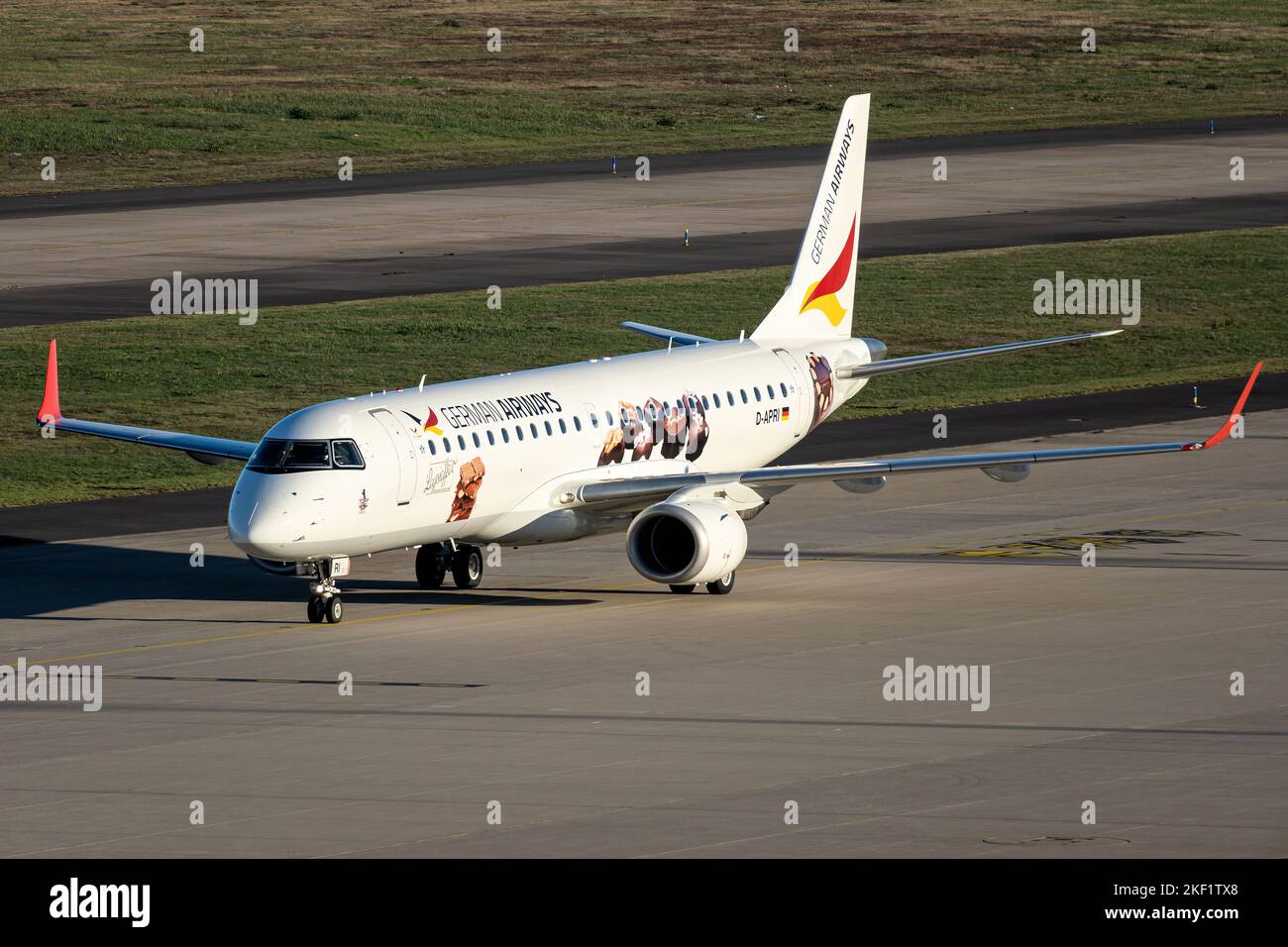 German Airways Embraer ERJ-190 with registration D-APRI in special ...