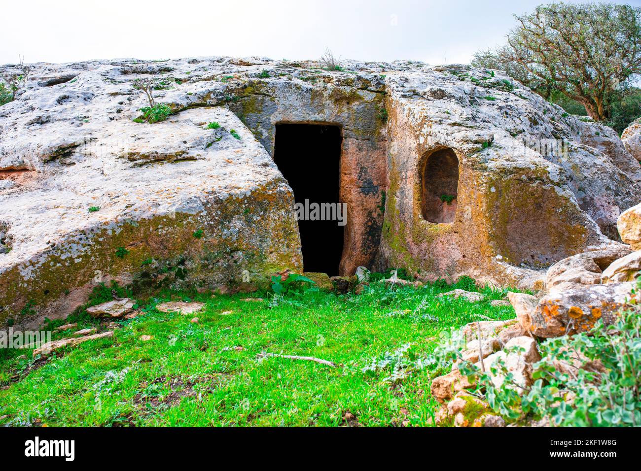 Ancient Roman oil press, the green mountain, Cyrene , Libya Stock Photo ...
