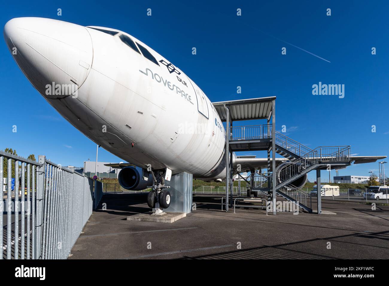 Novespace Zero-G Airbus A300B2 preserved at Cologne Bonn Airport Stock ...