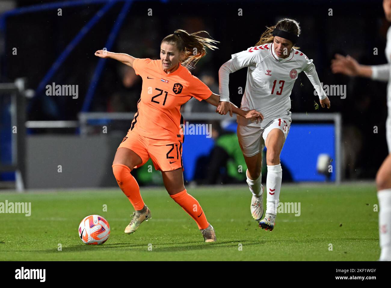 ZWOLLE - (lr) Victoria Pelova of Holland, Sofie Junge Pedersen of ...