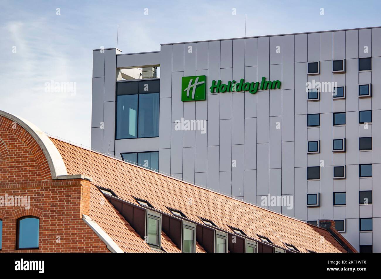 BOLOGNA, ITALY - JULY 30, 2022: Holiday Inn hotel building in centre of ...