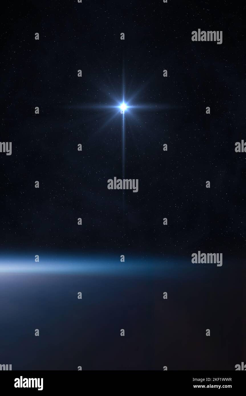 Christmas Star of Bethlehem Nativity, Christmas of Jesus Christ. Planet ...