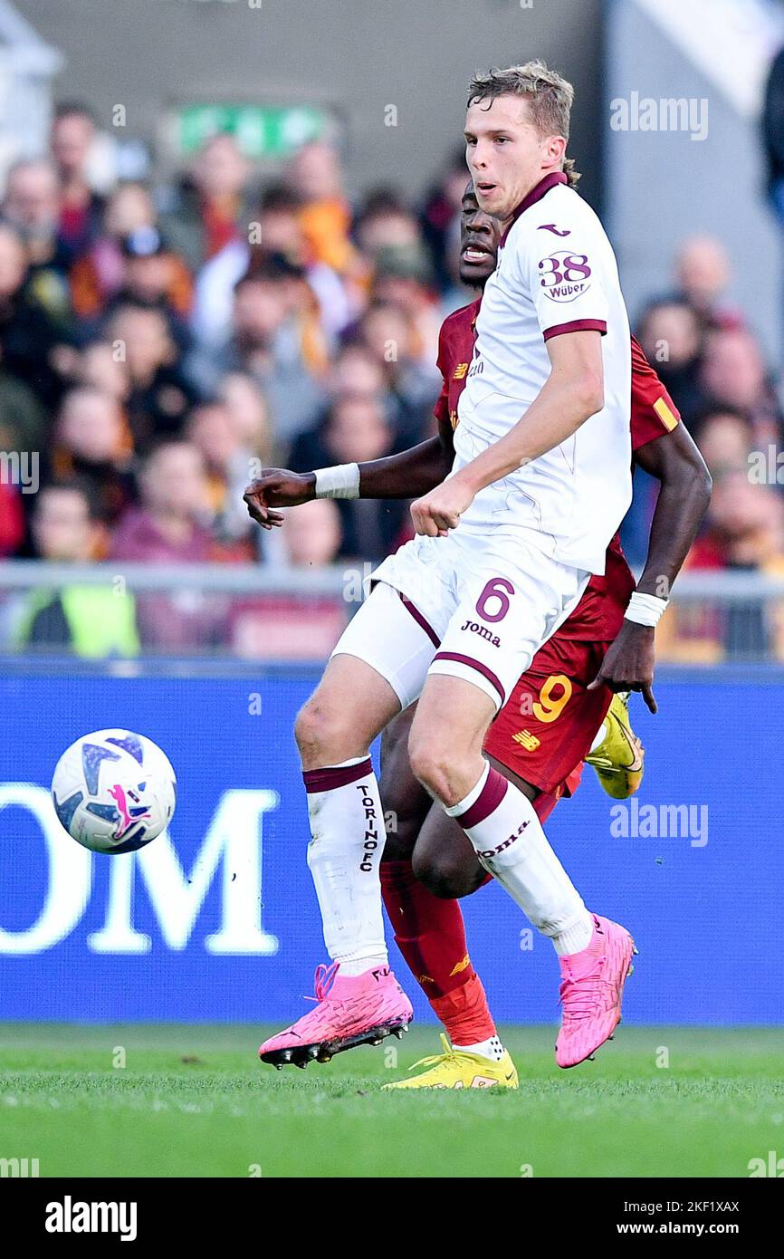 Rome, Italy. 13th Nov, 2022. David Zima of Torino FC during the Serie A ...