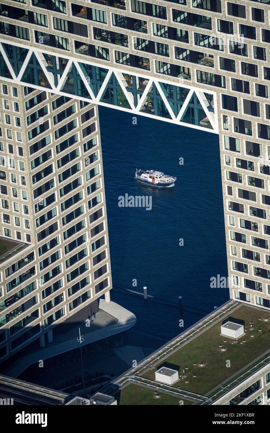 Aerial of Inner city of Amsterdam The Netherlands Stock Photo - Alamy