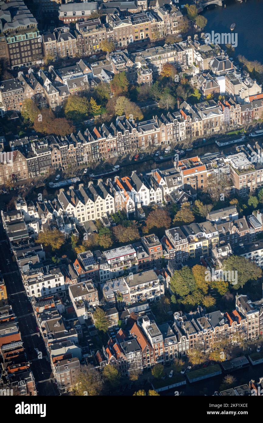 Aerial of Inner city of Amsterdam The Netherlands Stock Photo - Alamy