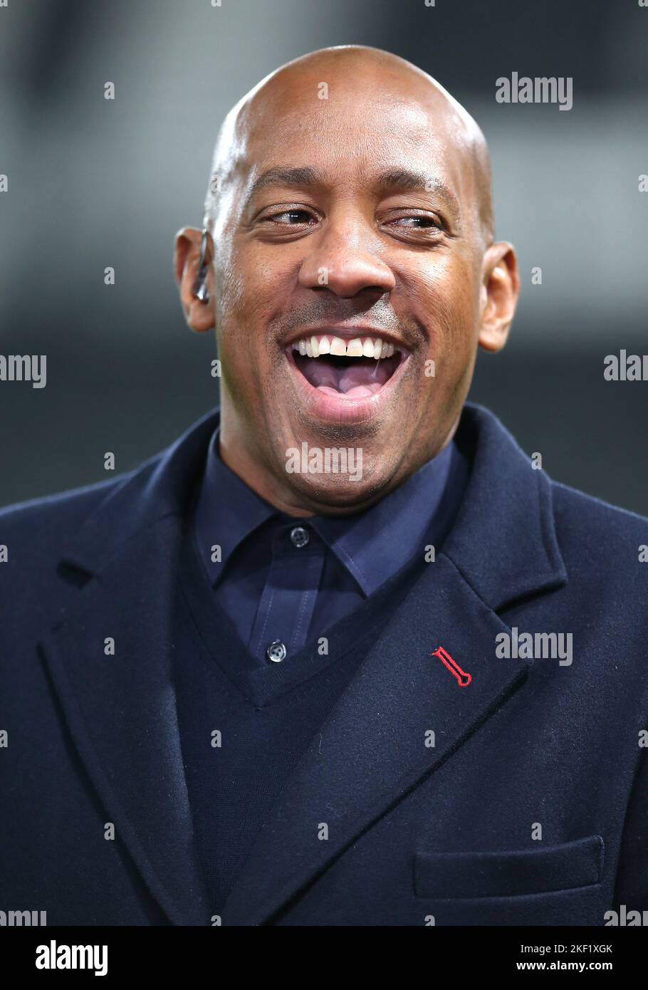 Former Manchester United and Aston Villa player Dion Dublin before the ...