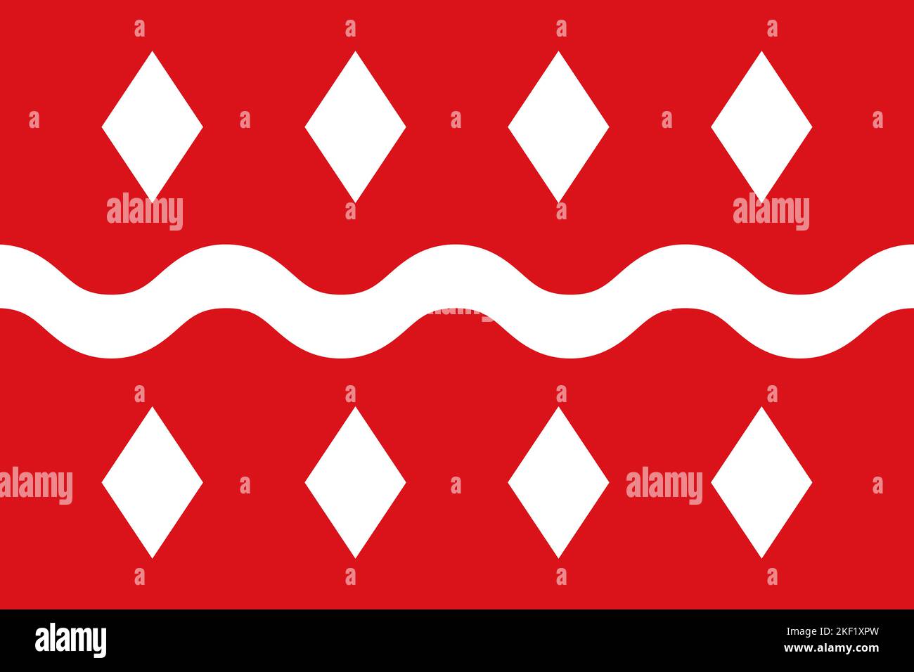 Top view of flag Viroinval, Belgium. Belgian travel and patriot concept ...