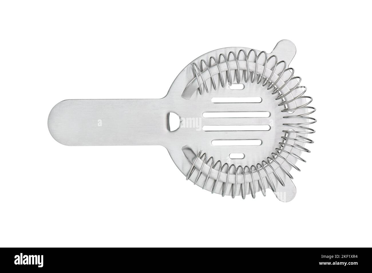 Stainless steel bar cocktail strainer, cut out, photo stacking Stock ...