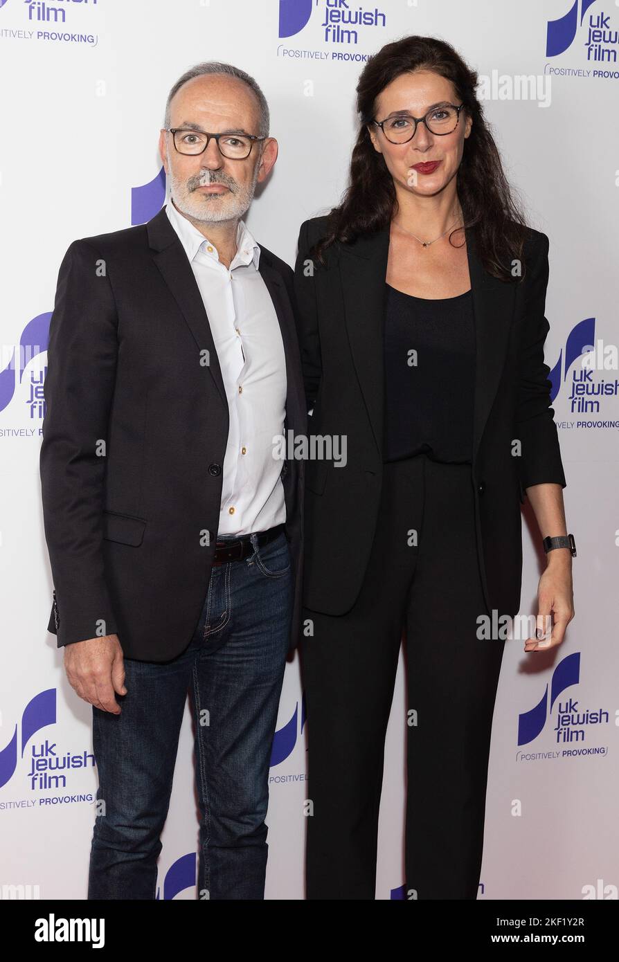 Eric Warin and Claire DiCarlo attending the Jewish Film Festival UK ...