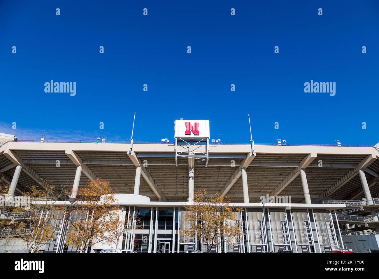 Lincoln, NE - October 2022: Memorial Stadium is a football stadium ...