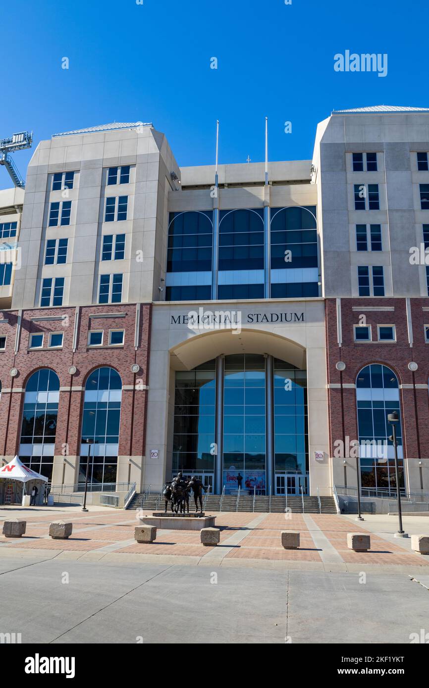 Lincoln, NE - October 2022: Memorial Stadium is a football stadium ...