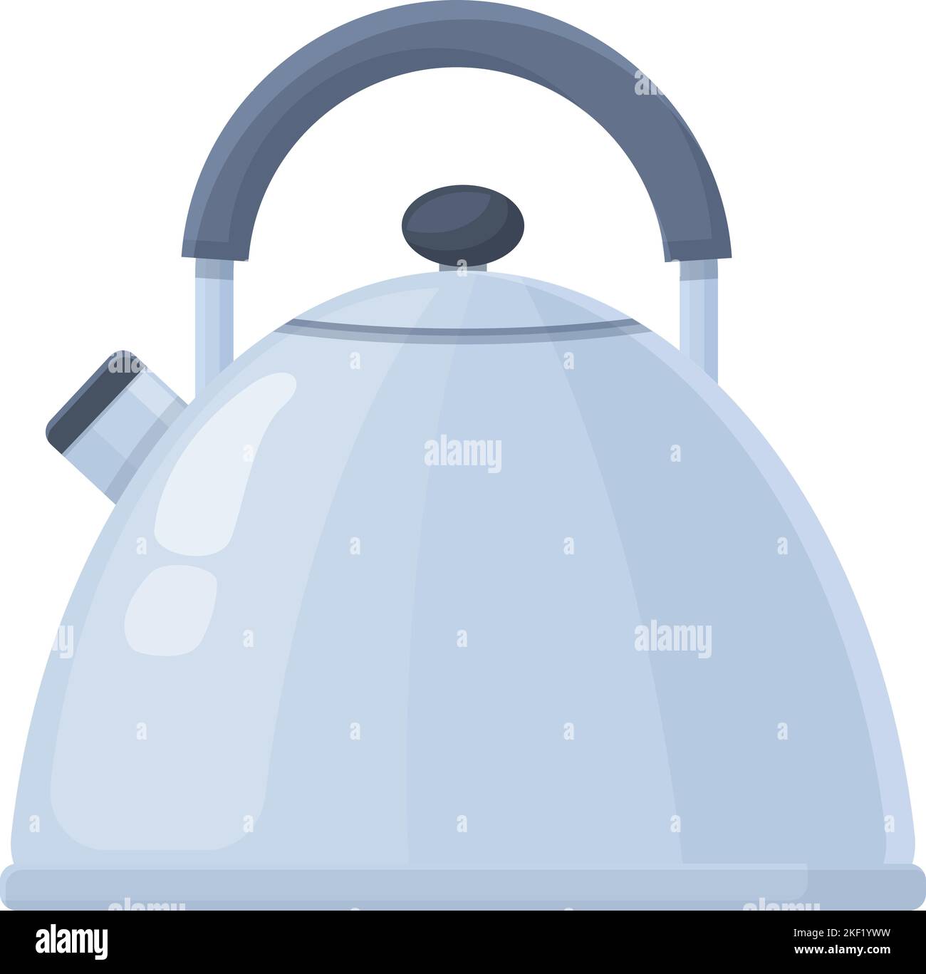 Metal pot icon cartoon vector. Electric teapot. Item decor Stock Vector ...