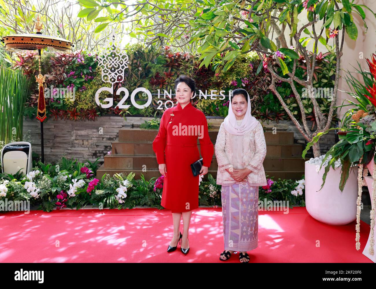 Bali, Indonesia. 15th Nov, 2022. Indonesian First Lady Iriana Joko ...