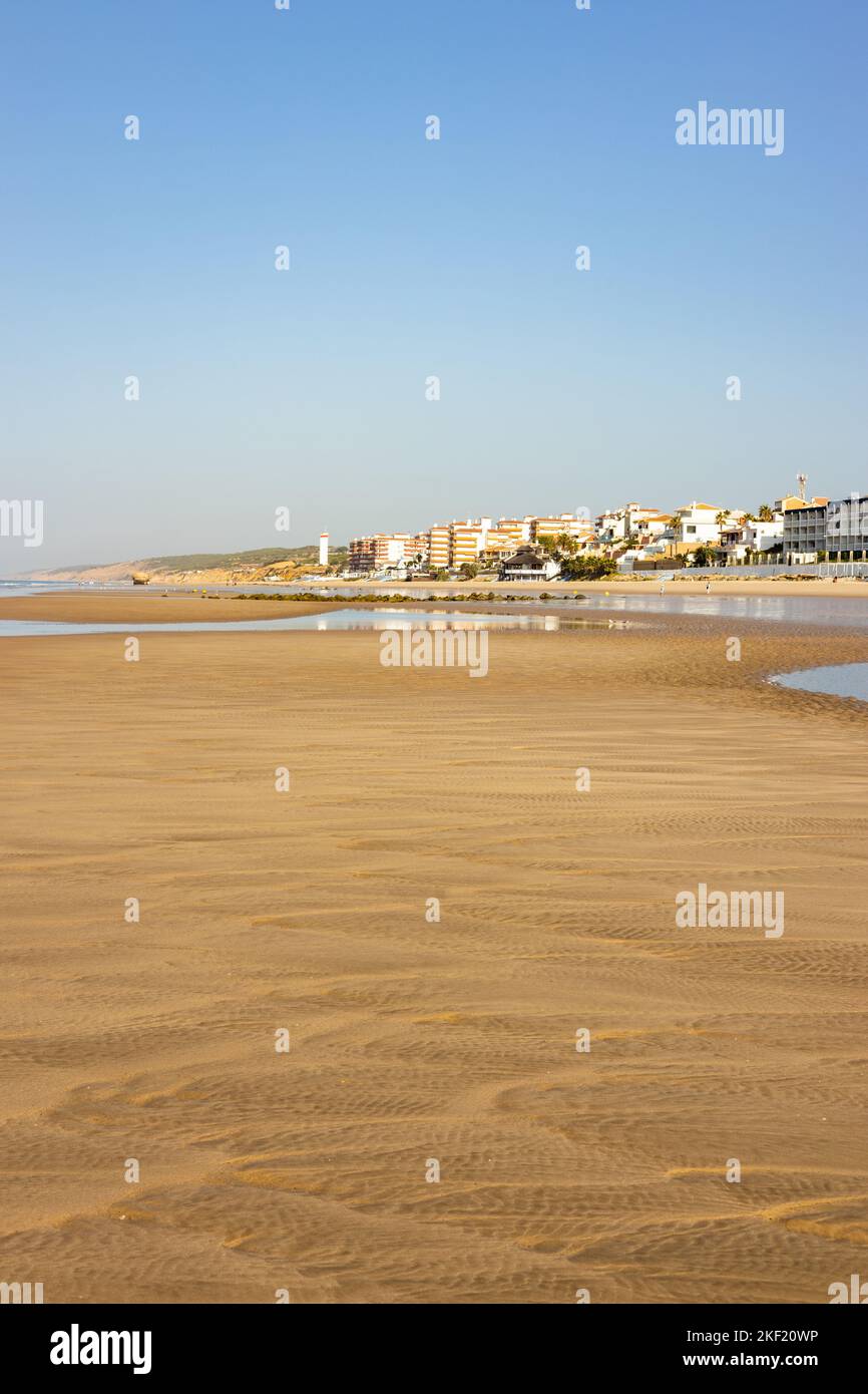 beautiful empty sand beach in Matalascanas Stock Photo - Alamy