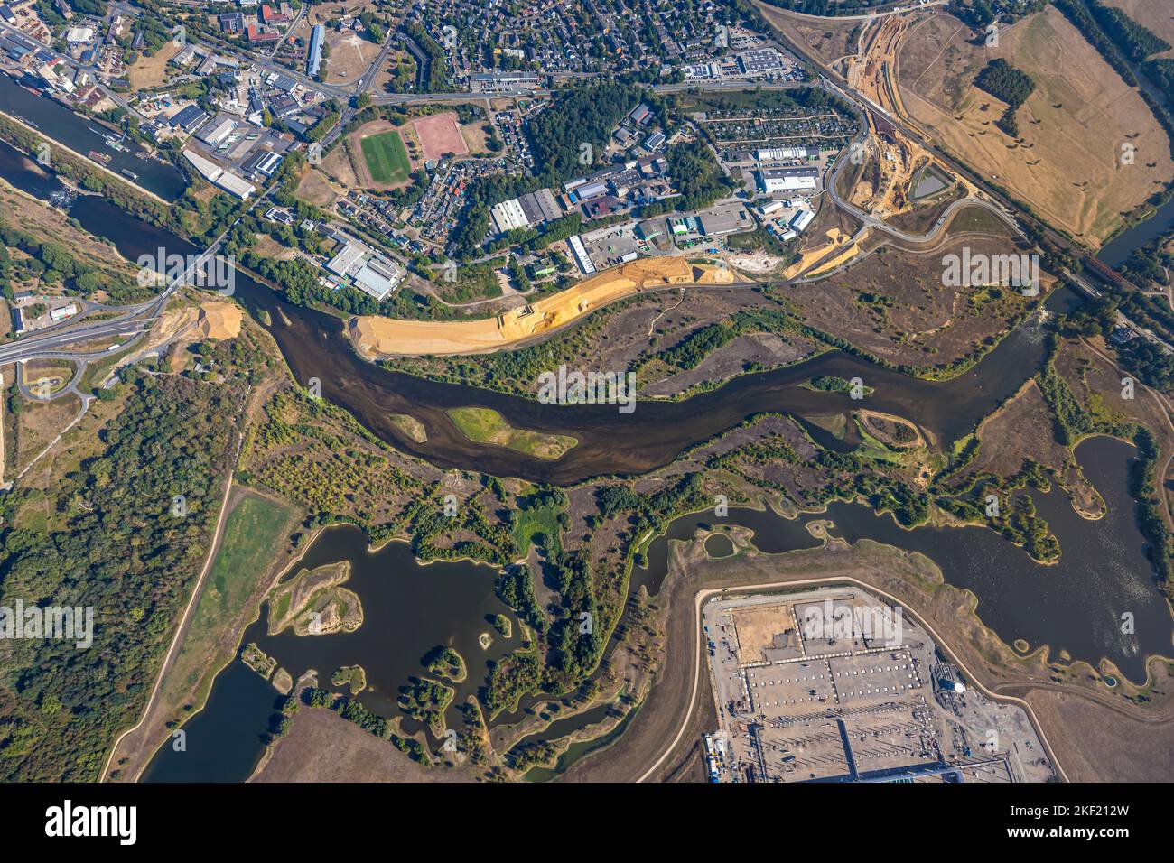 Construction site and new construction extension federal road b8 hi-res ...