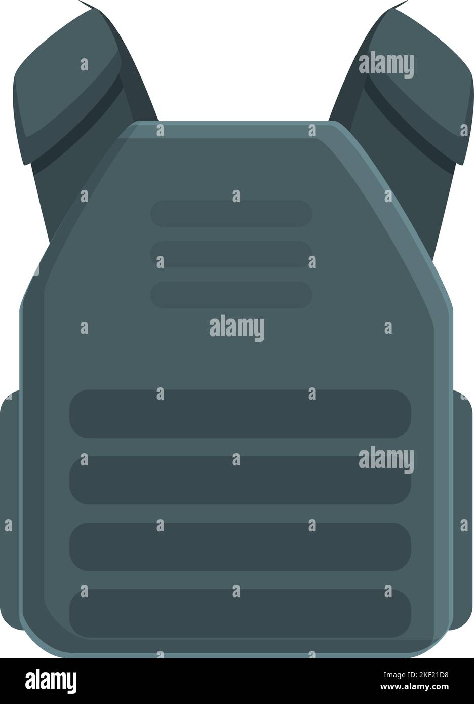 Bullet proof vest icon cartoon vector. Police kevlar. Team safety Stock ...