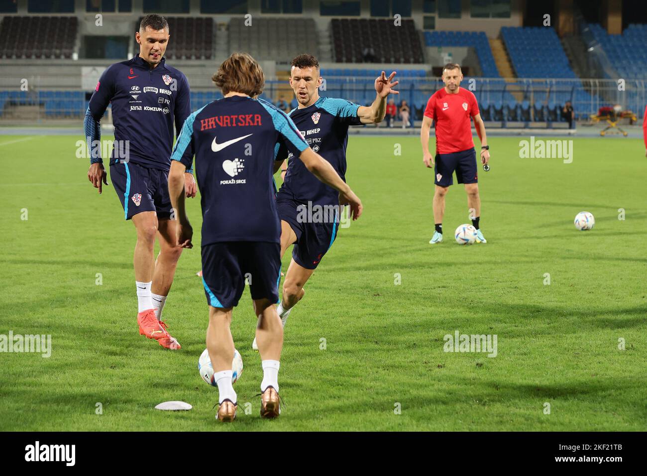 Riyadh, Saudi Arabia. 15th Nov, 2022. Dejan Lovren, Ivan Perisic of ...