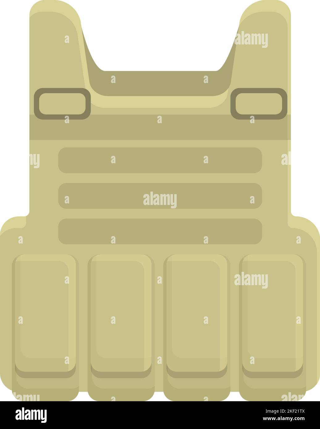 Safety vest icon cartoon vector. Bullet proof. Armour vest Stock Vector ...