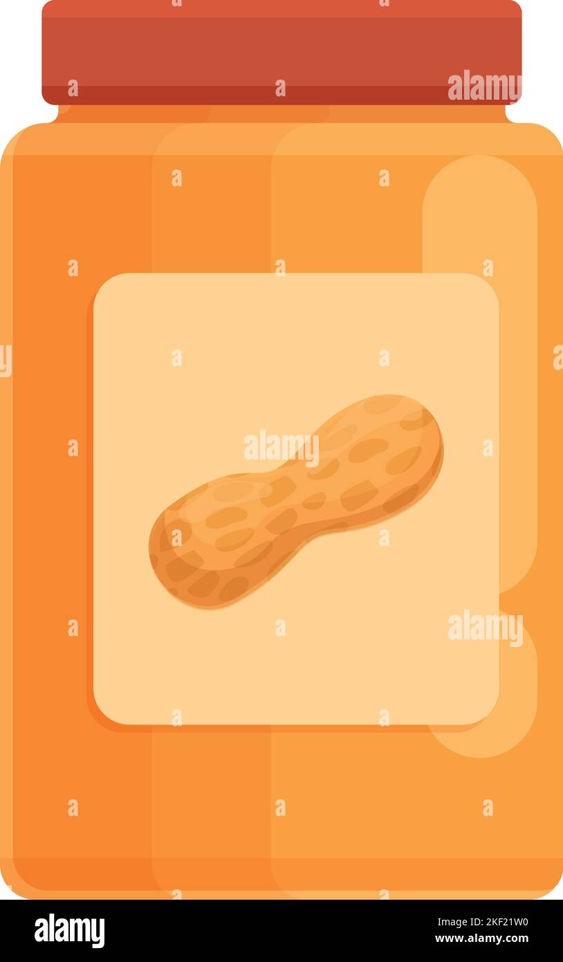 Butter Jar Icon Cartoon Vector Peanut Caramel Cream Food Stock Vector Image And Art Alamy