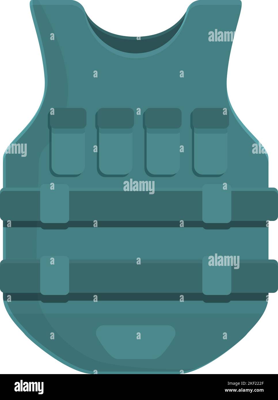 Armor vest icon cartoon vector. Police proof. Army military Stock ...
