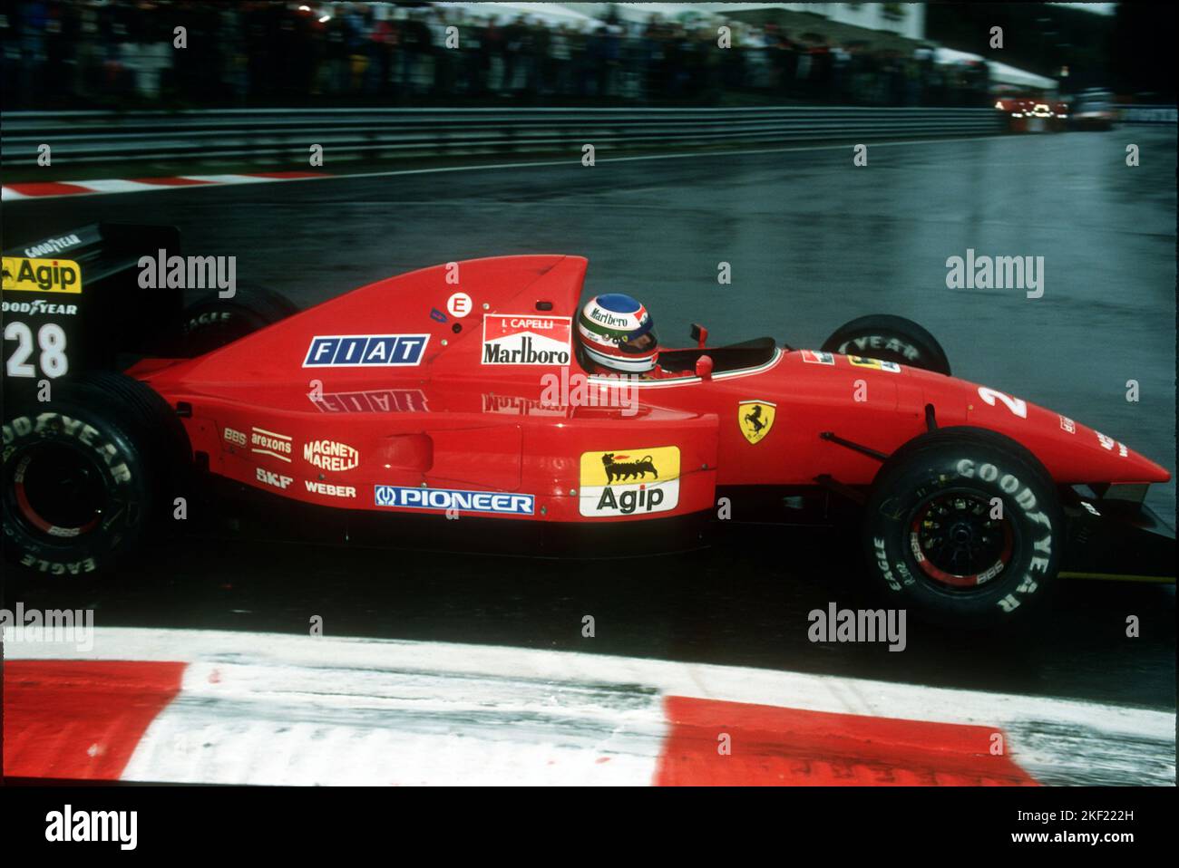 IVAN CAPELLI FERRARI Belgium Formula One Grand Prix GP Spa ...