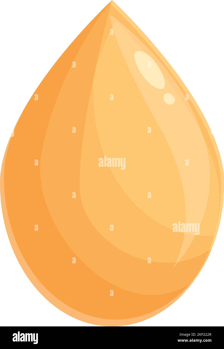 Caramel drop icon cartoon vector. Peanut butter. Natural nutrition ...