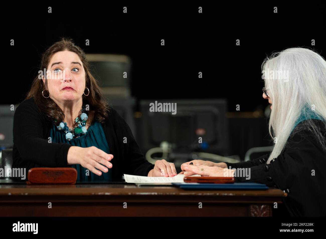 Ottawa City Councillor for Alta Vista Ward Marty Carr reacts as she ...