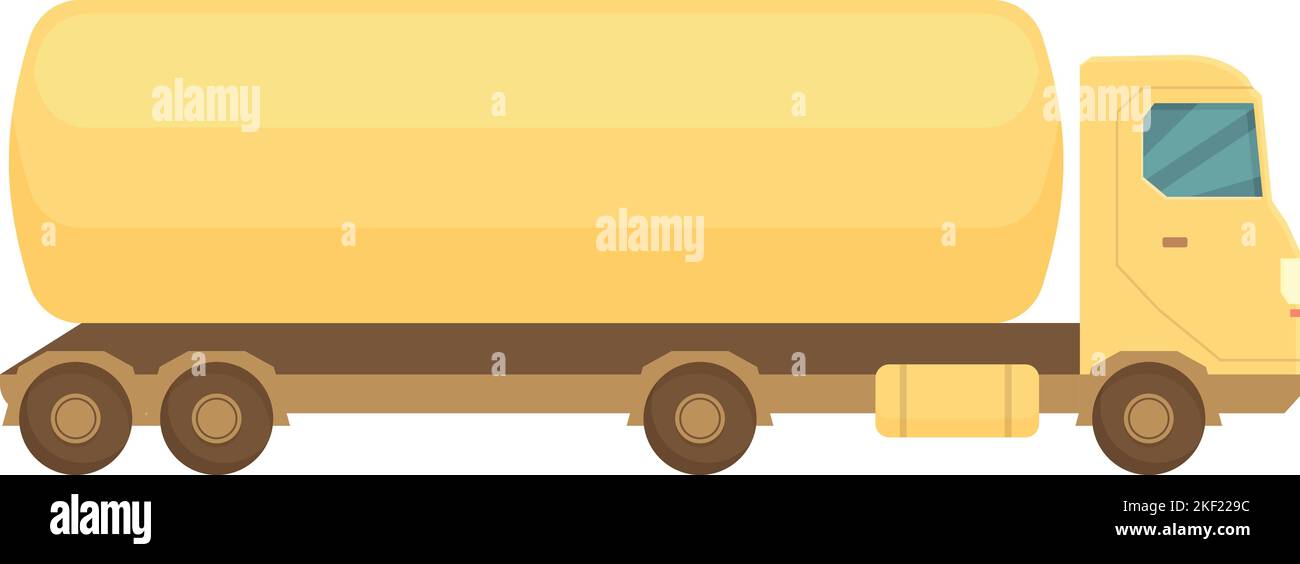 Fuel tank icon cartoon vector. Tanker truck. Cistern oil Stock Vector ...