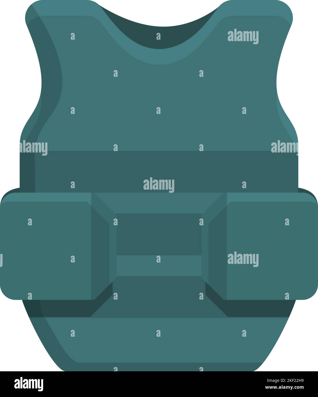 Security vest icon cartoon vector. Police bullet. Army armor Stock ...