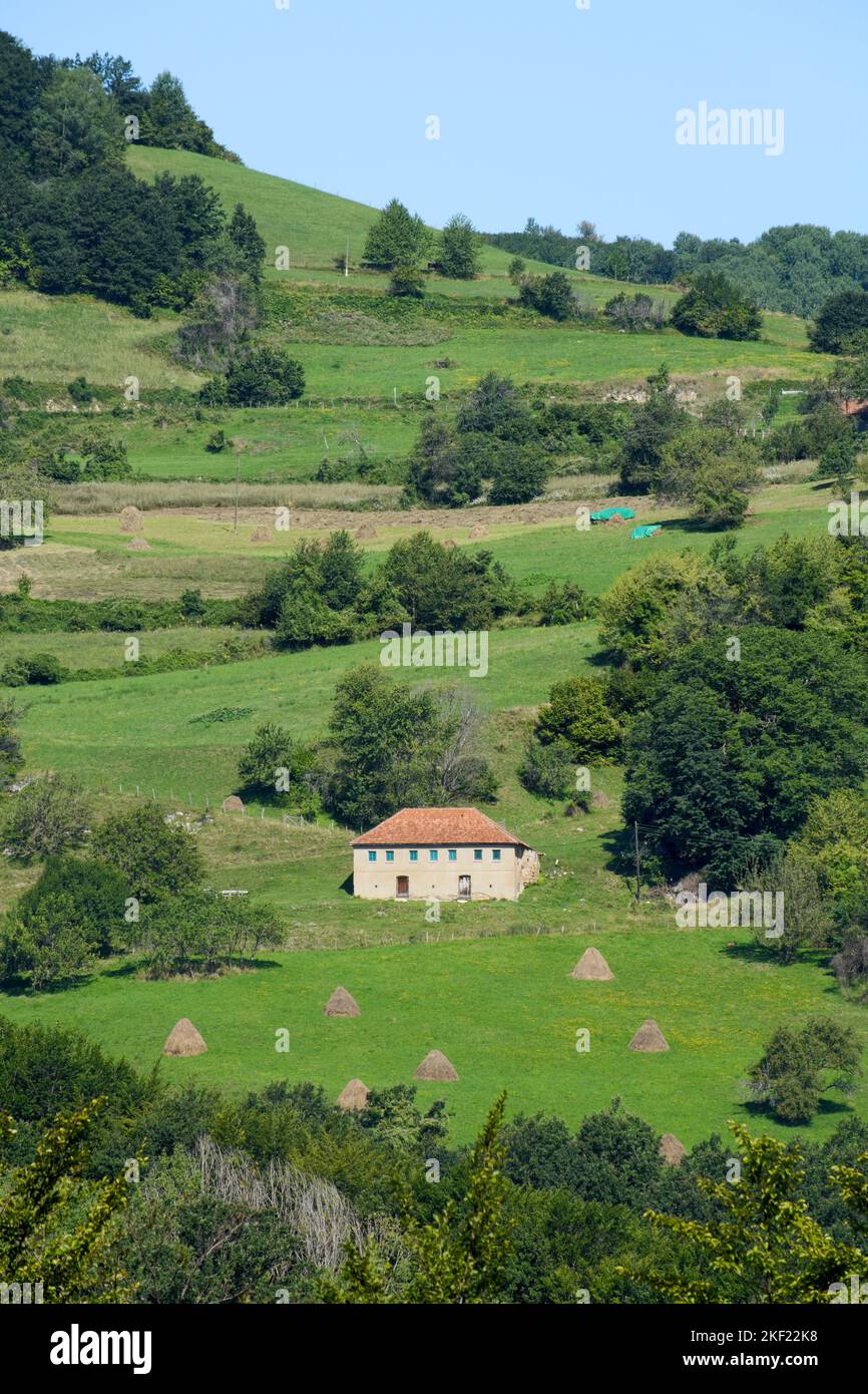 farmhouse in mountain of South Western Serbia Stock Photo - Alamy