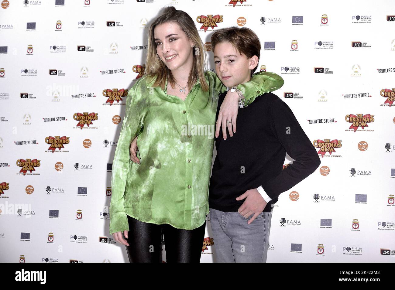 Rome, Italy. 15th Nov, 2022. Alice Ferrari eGiulio Nunziante attends ...