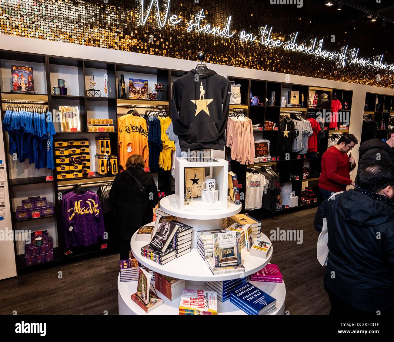 The gift shop at the Museum of Broadway in New York City. (Photo by ...