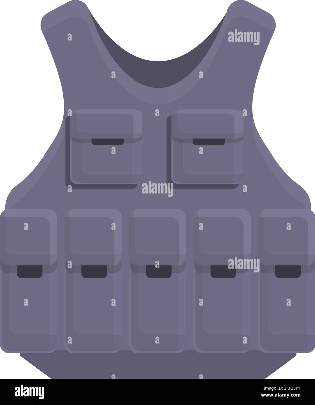 Assault vest icon cartoon vector. Blue man. Bullet proof Stock Vector ...