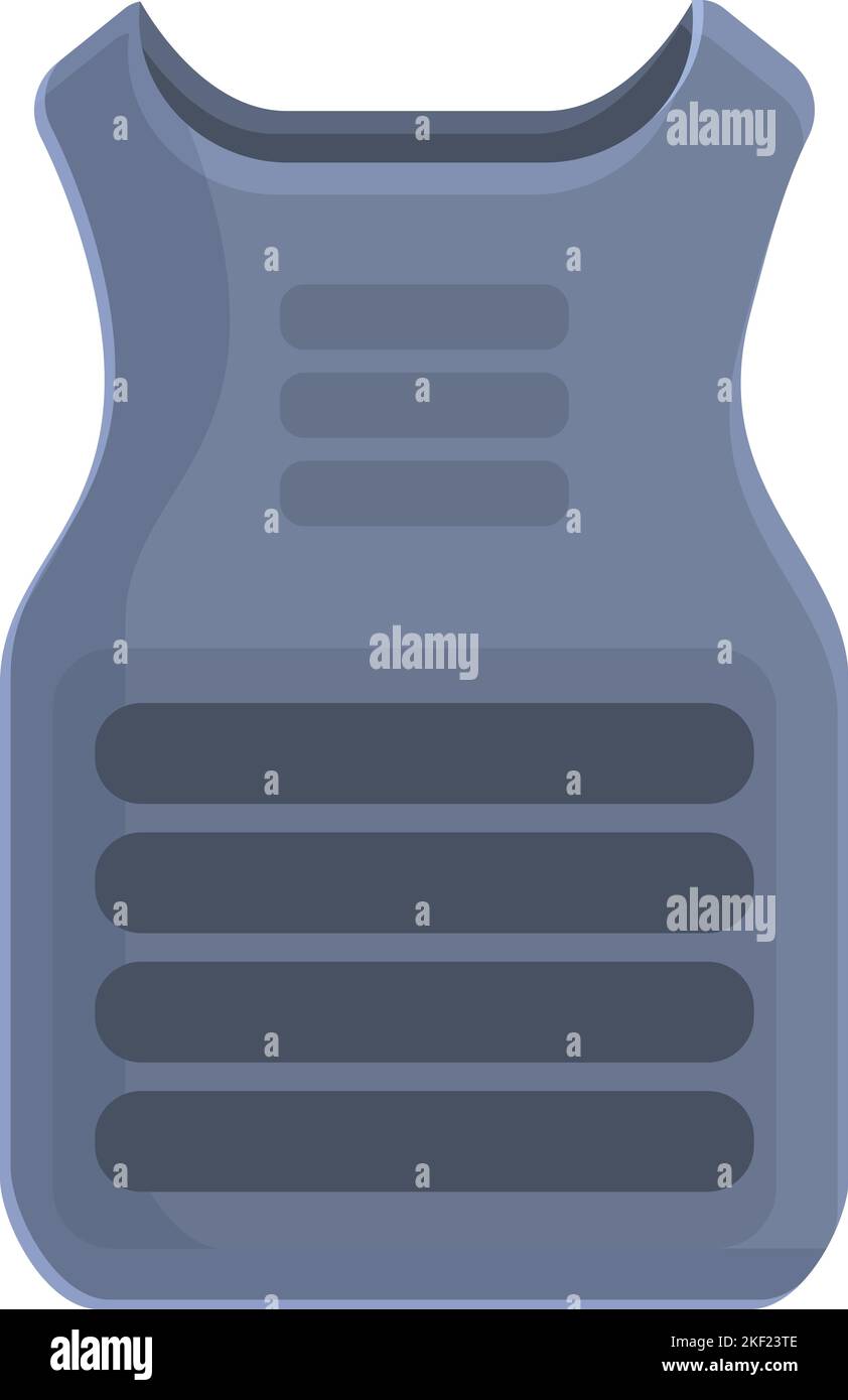 Blue vest icon cartoon vector. Police proof. Team safety Stock Vector ...