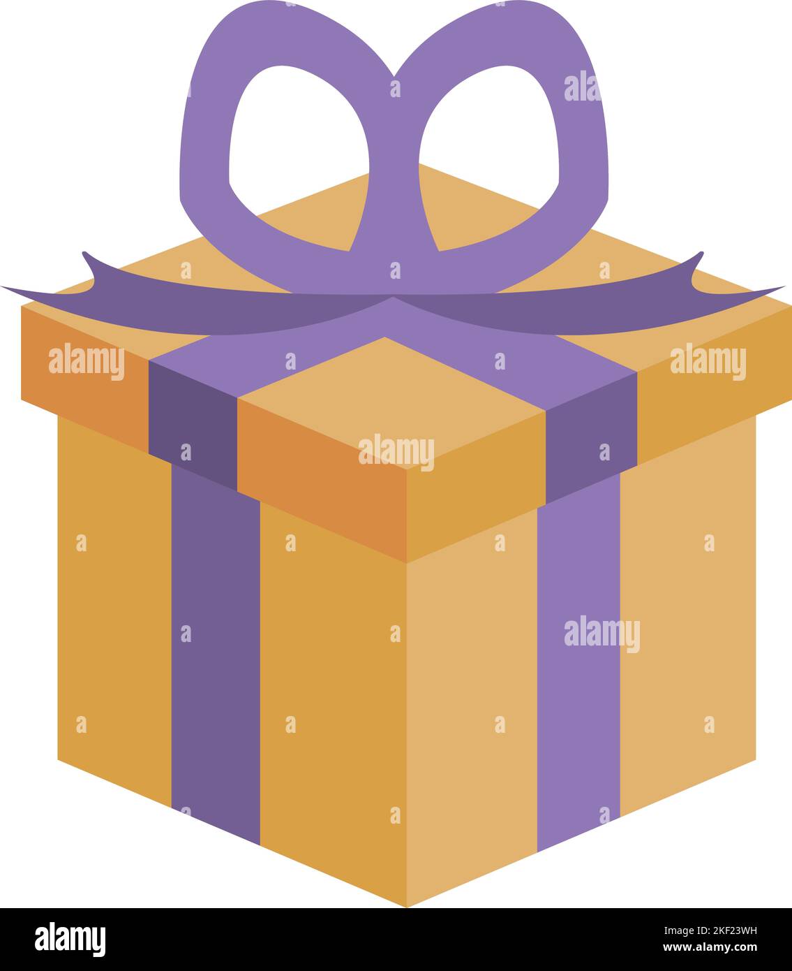 golden gift box present Stock Vector Image & Art - Alamy